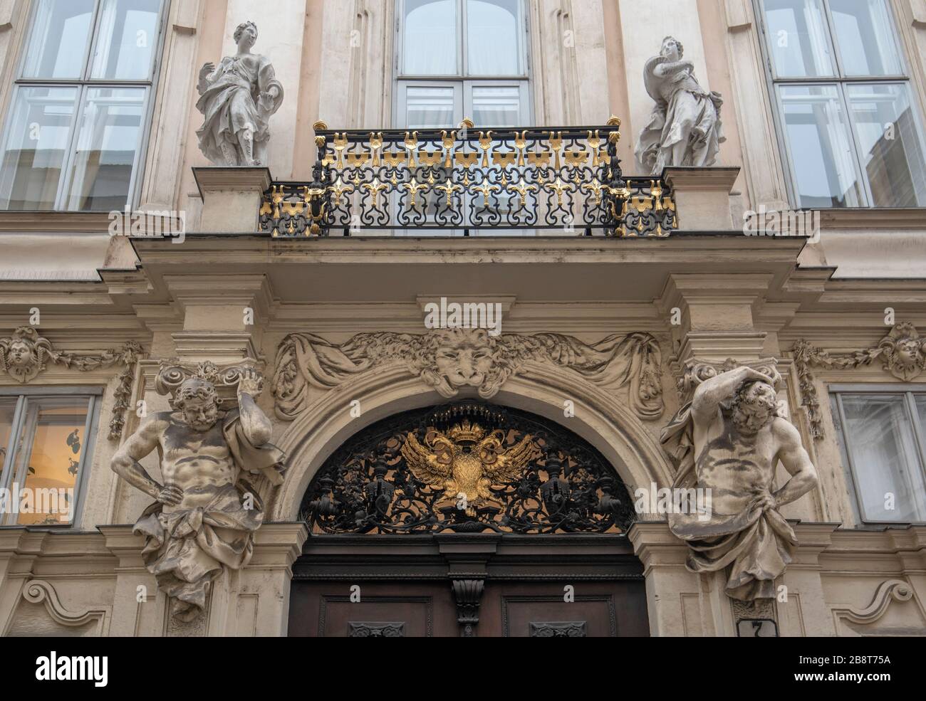 The Altes Rathaus (Old city hall) in the old town of Vienna, Austria ...