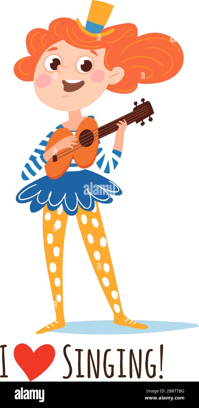 Play guitar singer sing Cut Out Stock Images & Pictures - Alamy