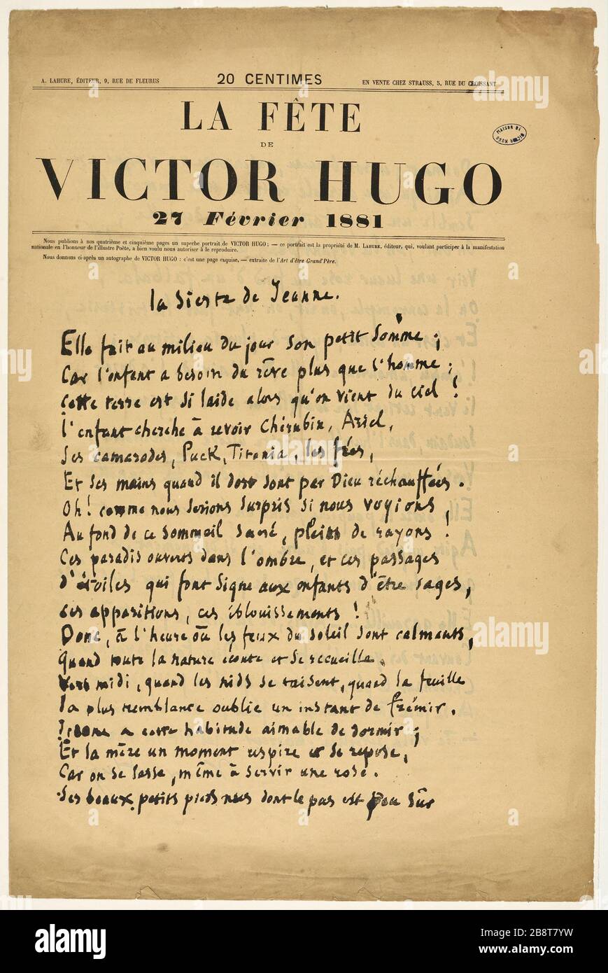 27 february 1881 hi-res stock photography and images - Alamy