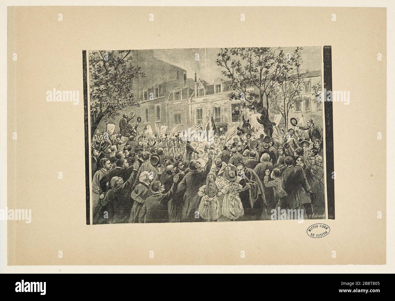 The feast of February 27, 1881 Stock Photo - Alamy