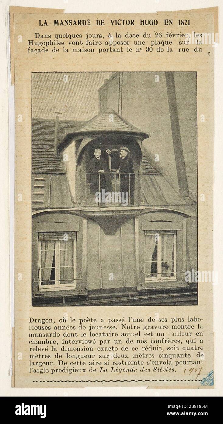 Mansarde roof hi-res stock photography and images - Alamy