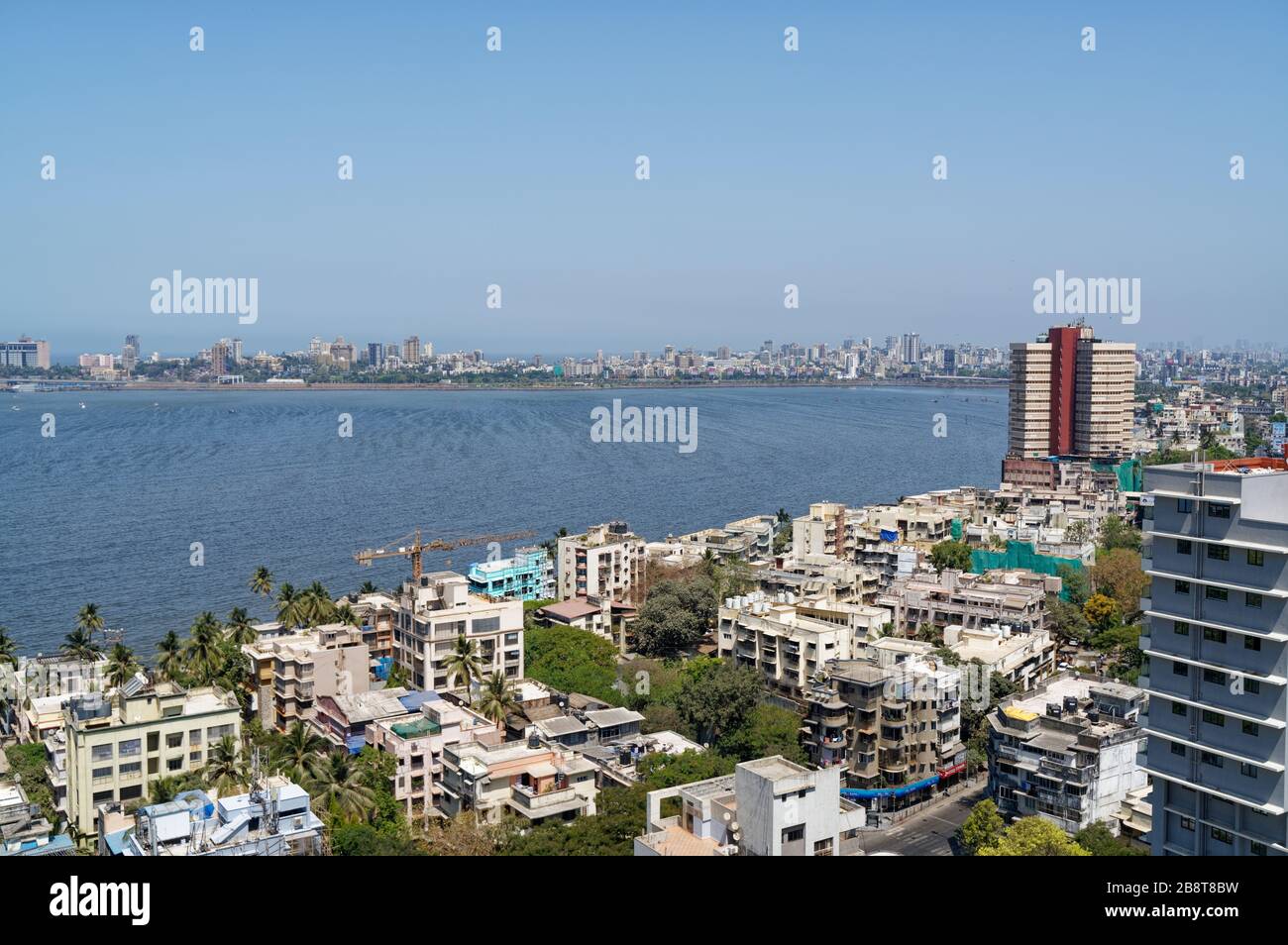 Mumbai skyline aerial view Maharashtra, India Stock Photo - Alamy