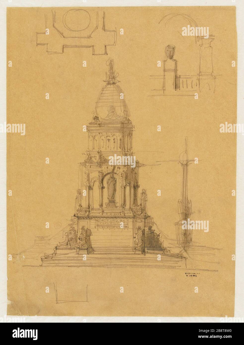 Draft monument to raise up the throne (dummy Title) | Plan and Project ...