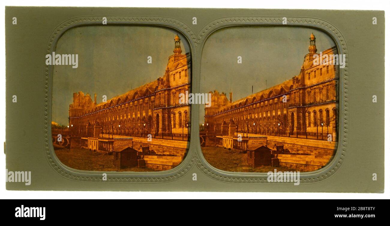 Paris the louvre Cut Out Stock Images & Pictures - Alamy