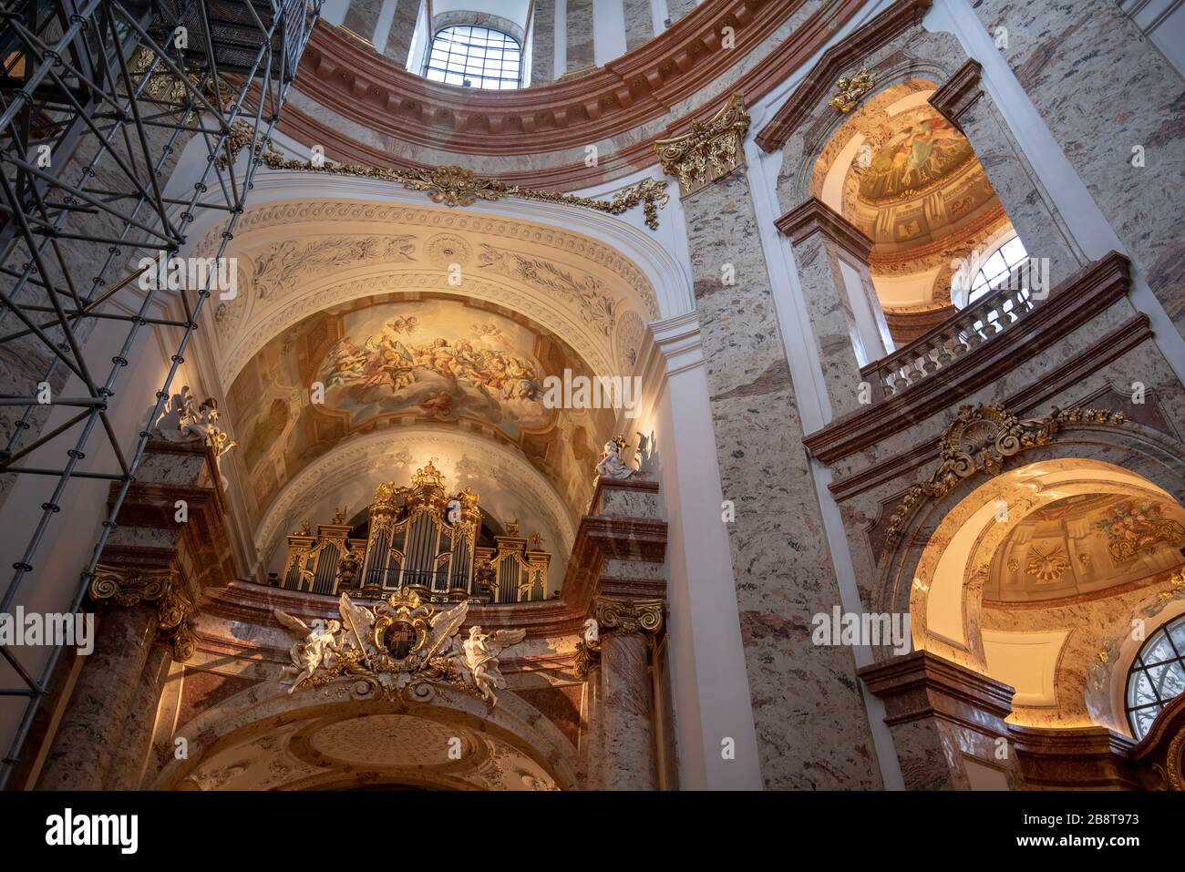 Karlskirche vienna interior hi-res stock photography and images - Alamy