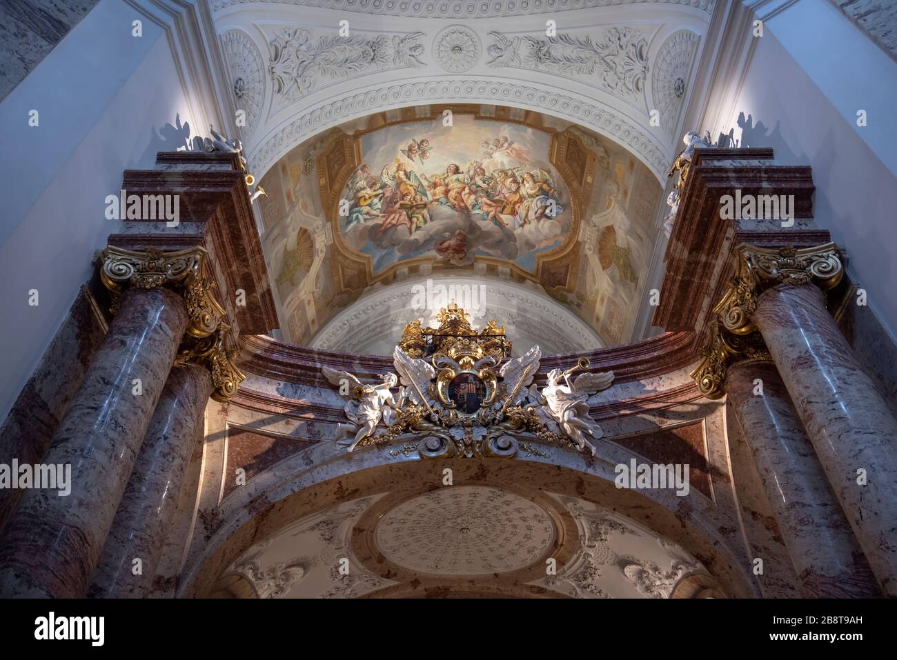 Karlskirche Vienna Interior High Resolution Stock Photography and ...