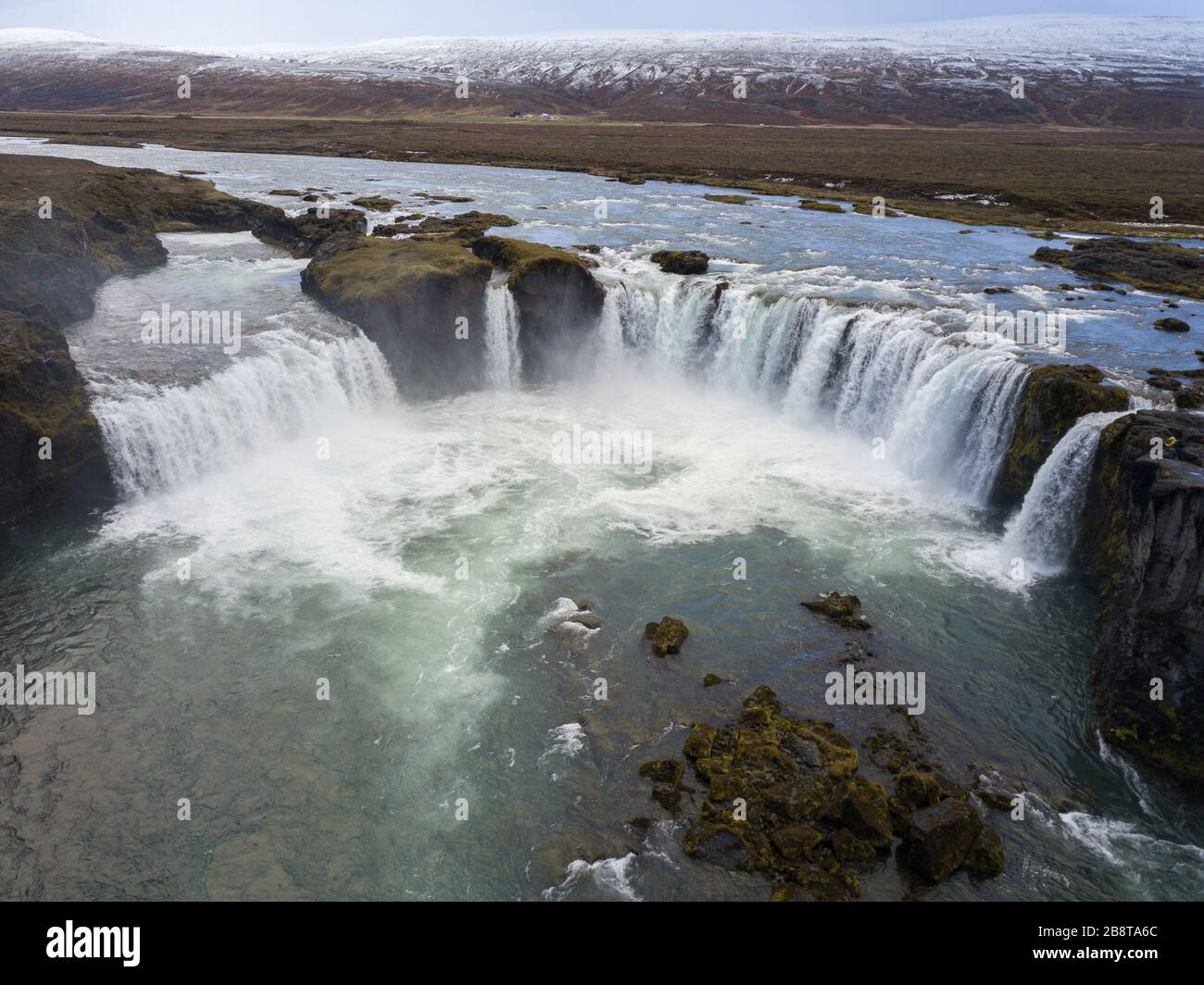 Iceland Godafoss waterfall Stock Photo - Alamy