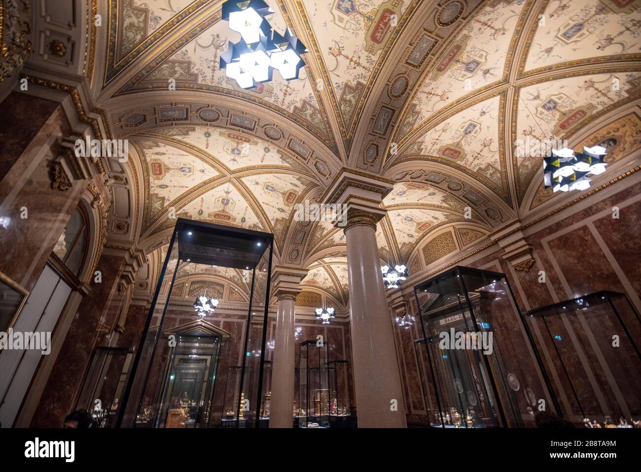 Vienna, Austria - Interior of Museum of Art History (Kunsthistorisches ...