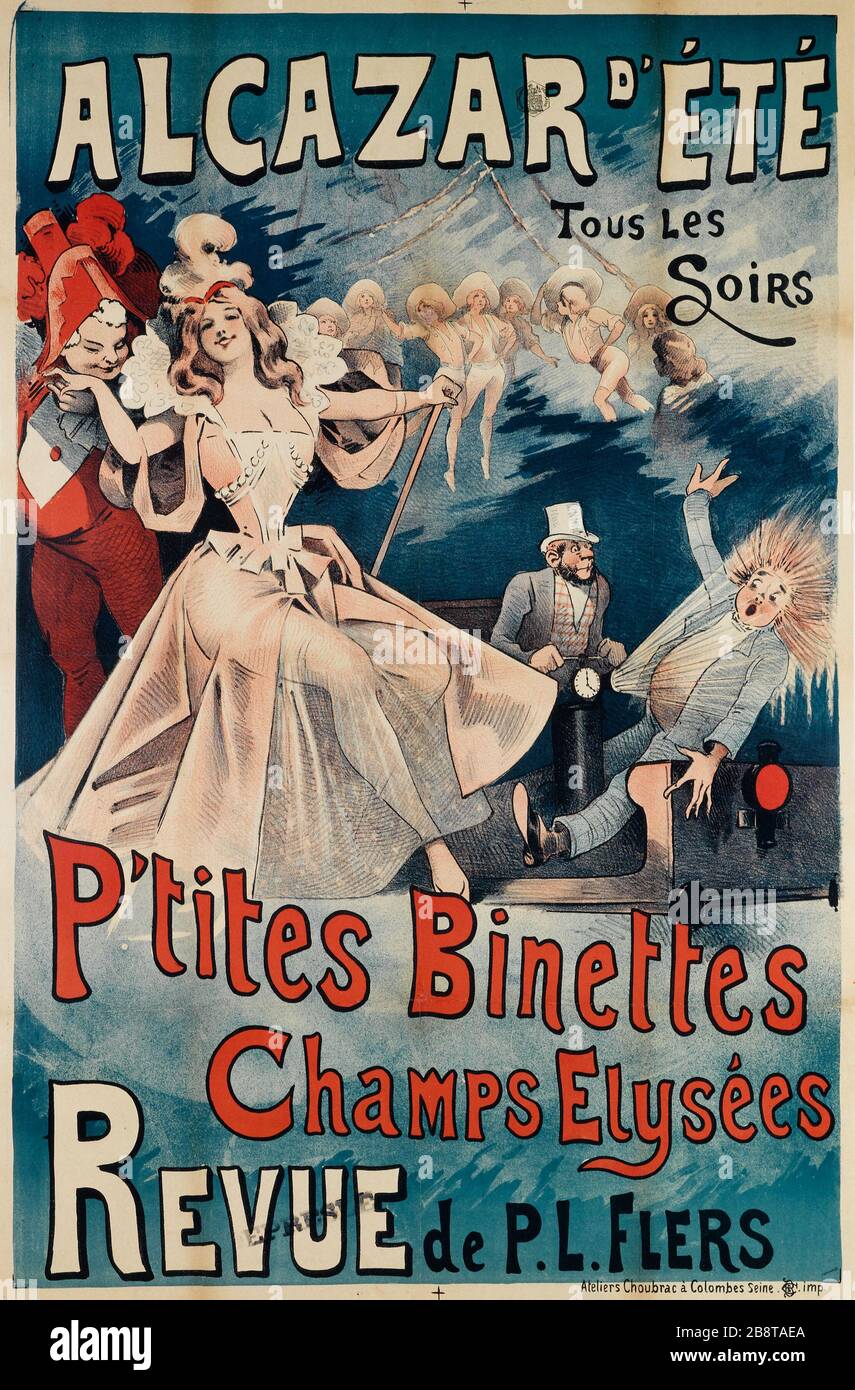 Alcazar Summer, P'tites Hoes, P. L. Review Flers Alfred Choubrac (1853 ...