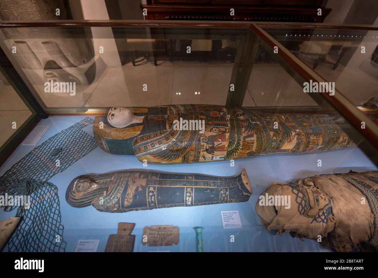 Vienna, Austria - Hall dedicated to Egypt, including mummies ...
