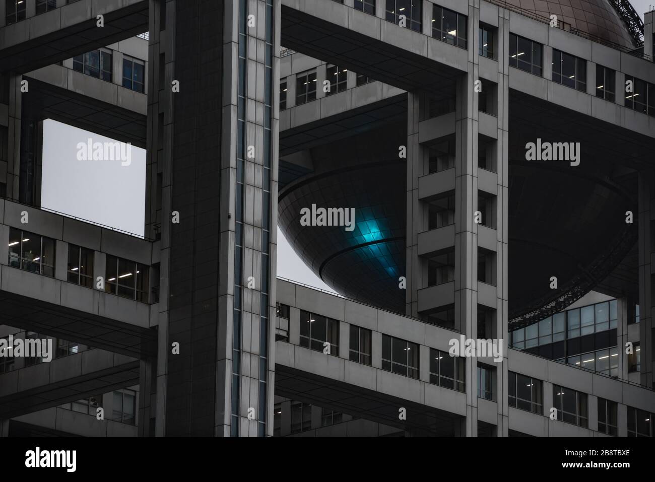 Odaiba, Tokyo/Japan - May 22 2019: Fuji Television Headquarters ...