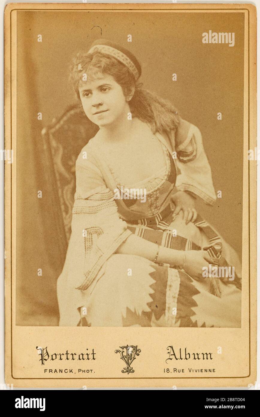 Portrait of Alice Biot, dancer Franck (François Gobinet de Villechole ...