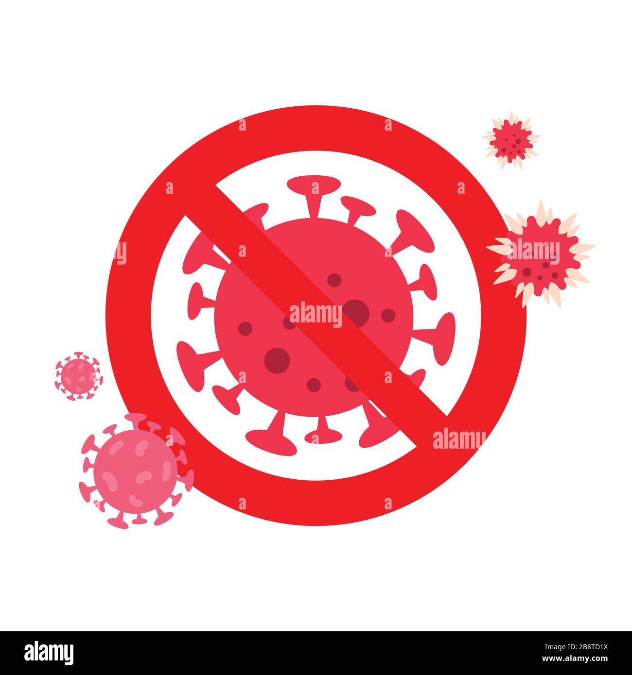 Sign caution coronavirus. Stop coronavirus. Coronavirus outbreak ...