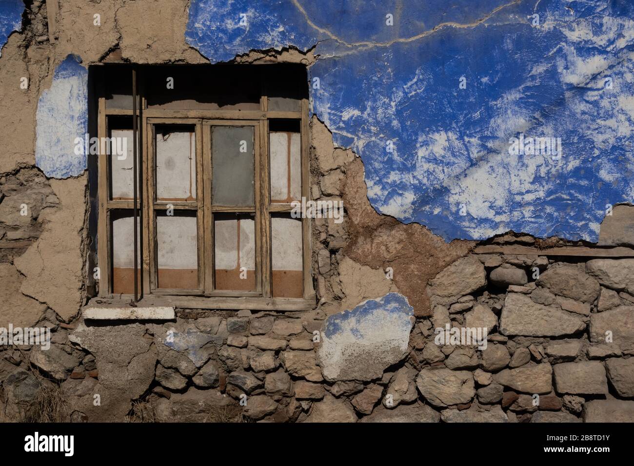 wall of a deteriorating village house Stock Photo - Alamy