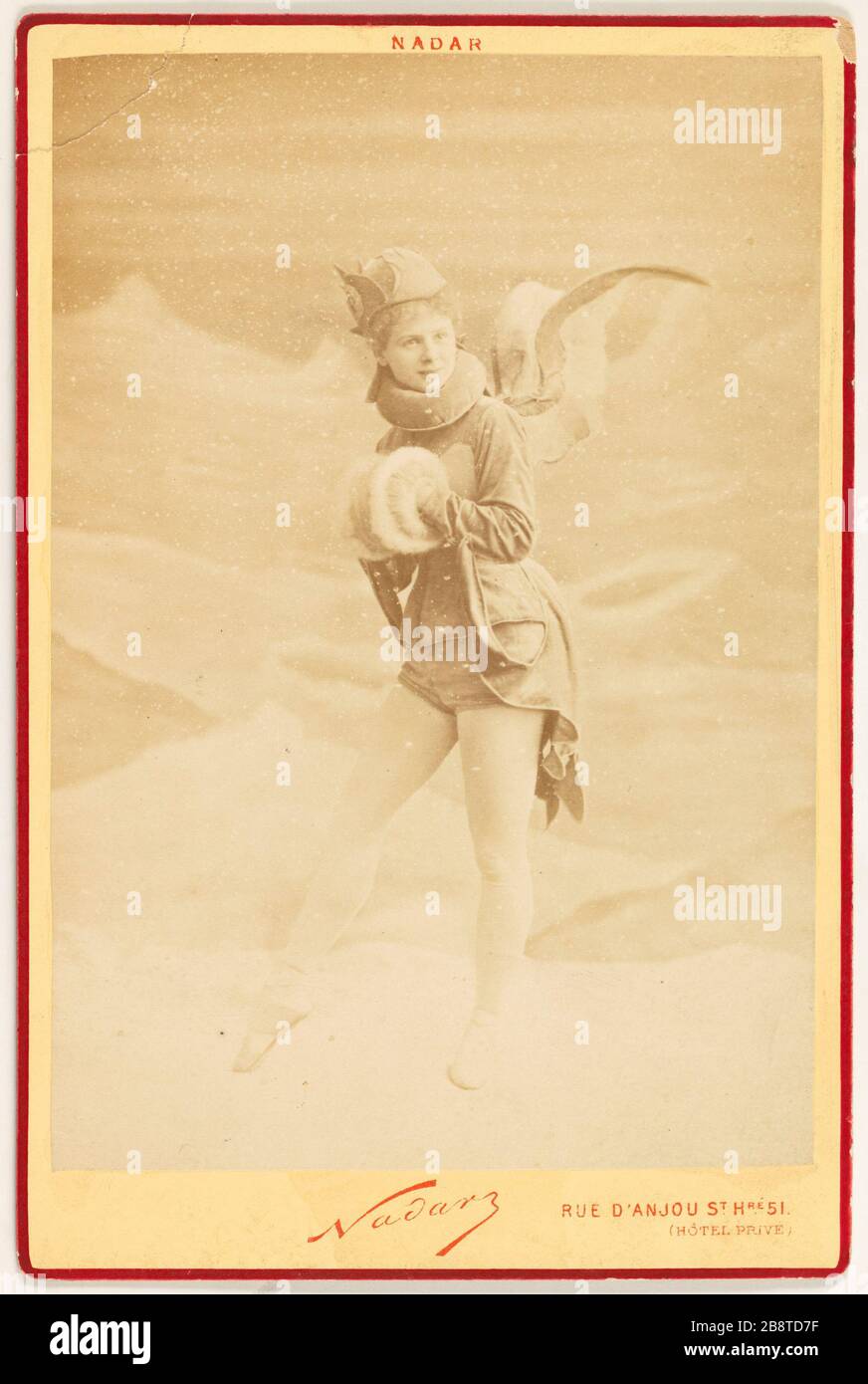 Portrait of Borrini dancer Atelier Nadar. "Portrait de Borrini ...