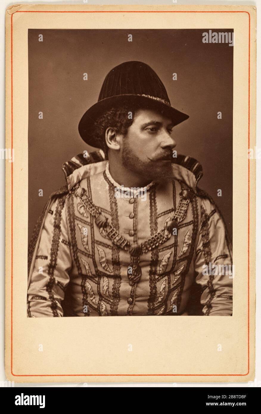 Portrait of Caron, singer Anonyme. "Portrait de Caron, chanteur ...