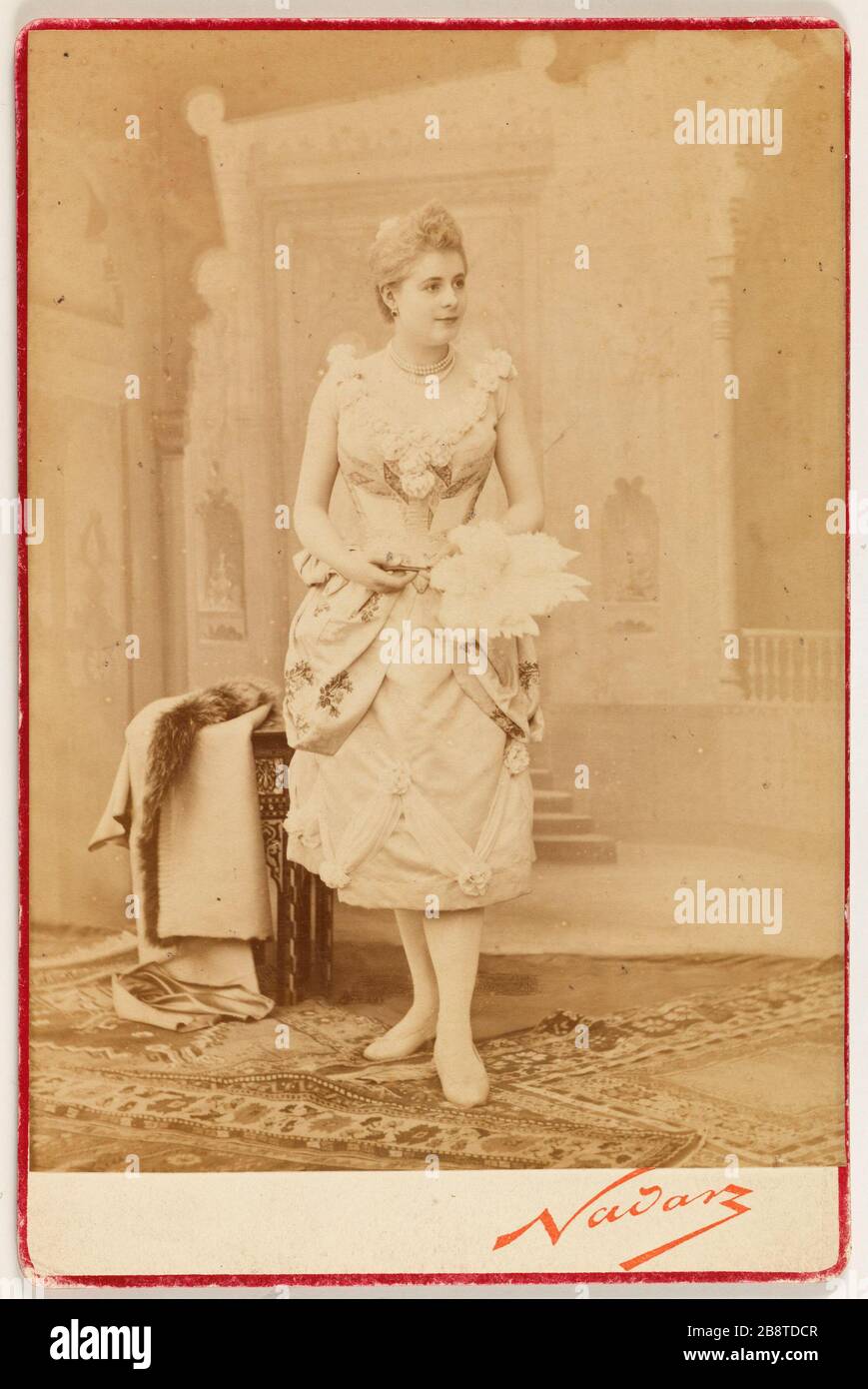 Portrait of Cassive, actress Atelier Nadar. "Portrait de Cassive ...