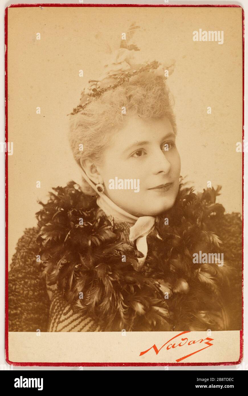 Portrait of Cassive, actress Atelier Nadar. "Portrait de Cassive ...