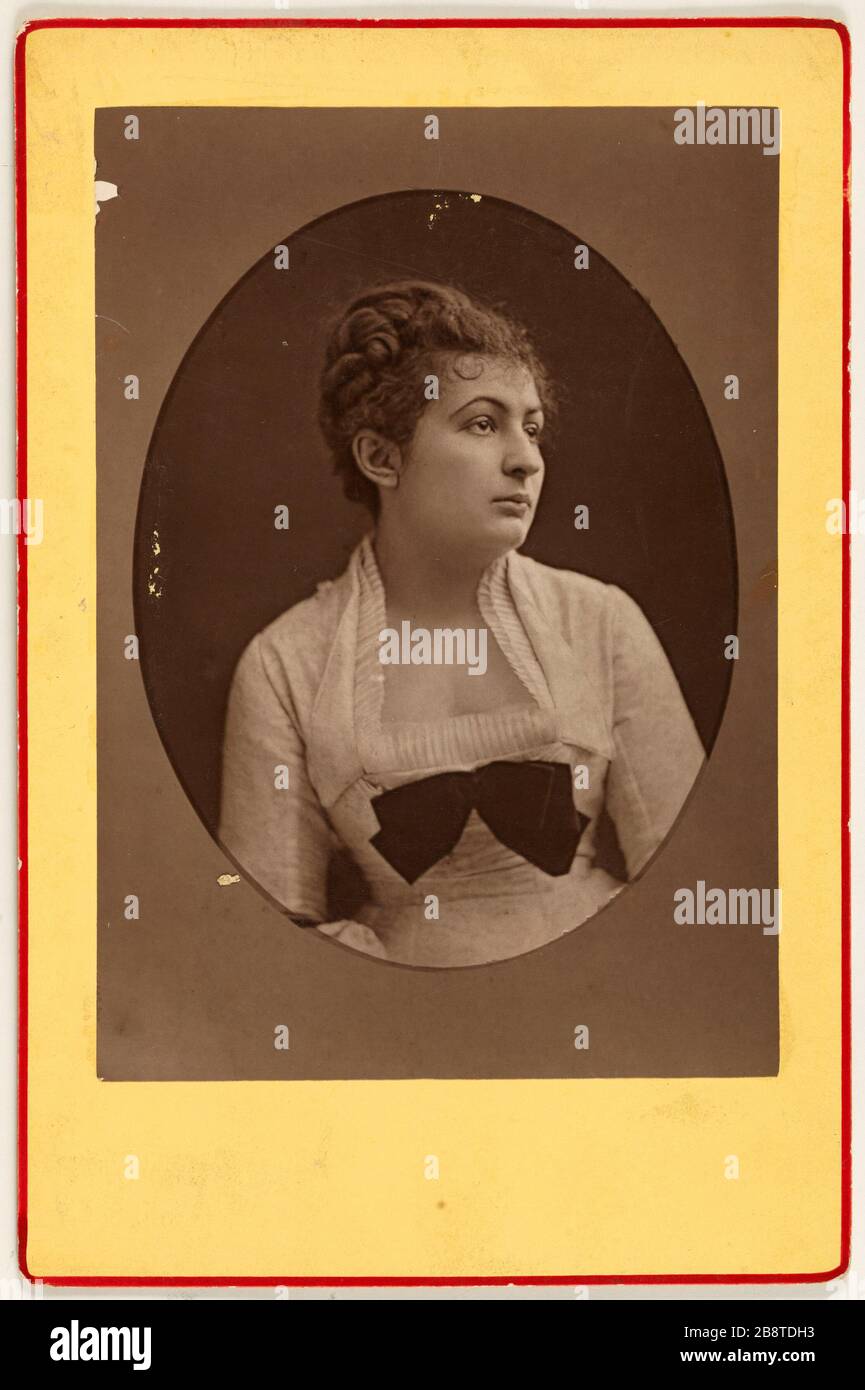 Portrait of Miss Chevrier, actress Anonyme. "Portrait de Mlle Chevrier ...