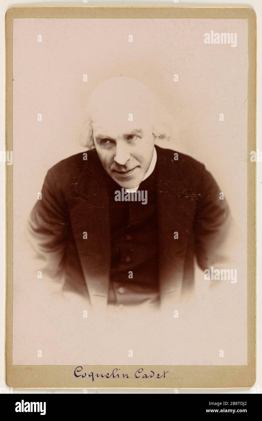 Portrait of Ernest Coquelin says younger Coquelin (1848-1909), actor ...