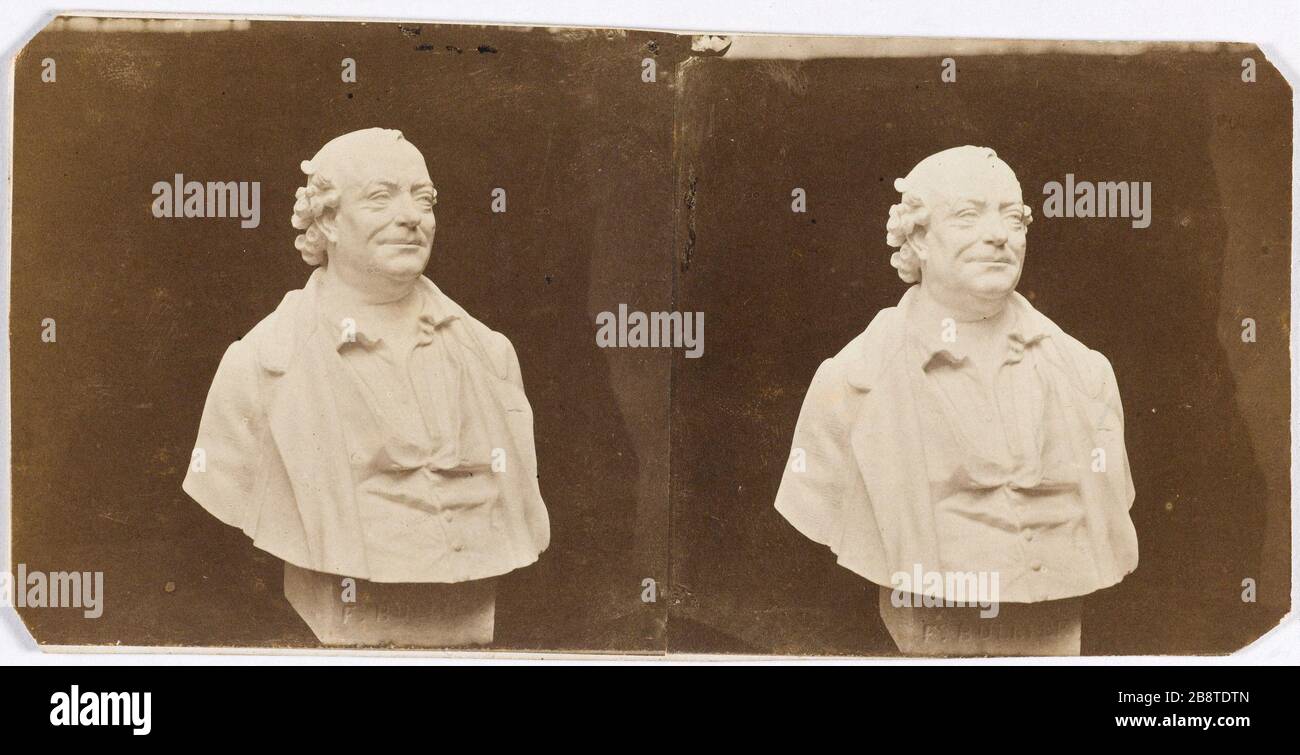 Portrait of Bullier from marble "Portrait de Bullier d'après le marbre ...