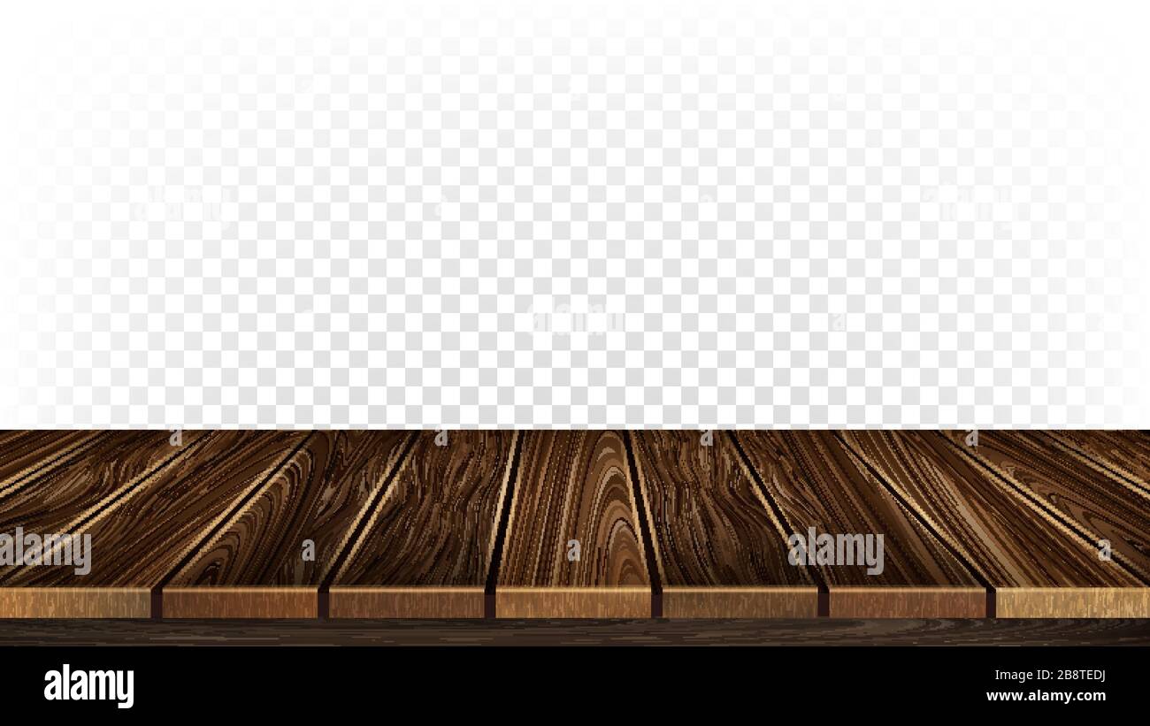 Wooden Stand, Brown Wood Material Flooring Vector Stock Vector Image ...