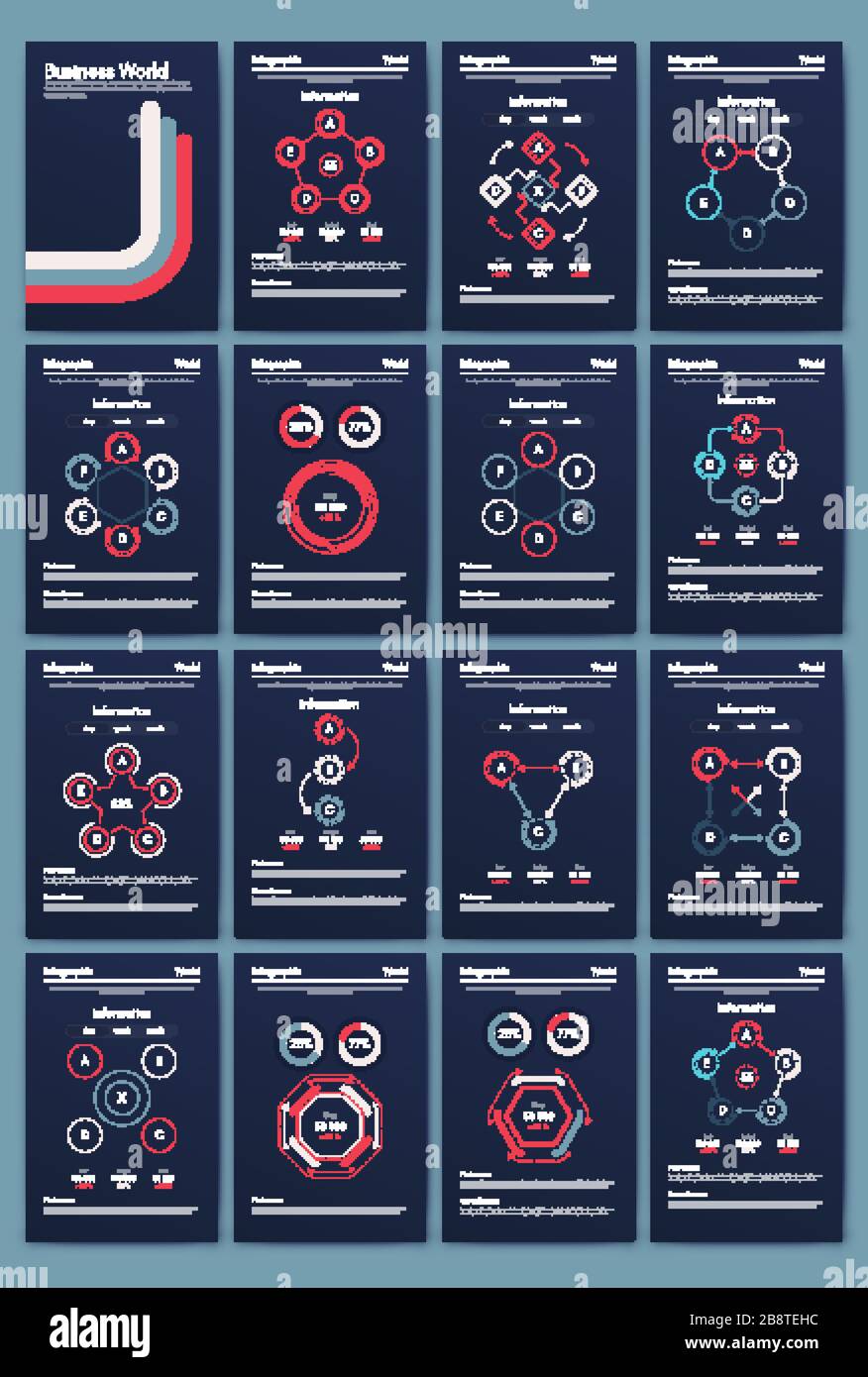 Modern infographic vector elements for business brochures. Use in ...