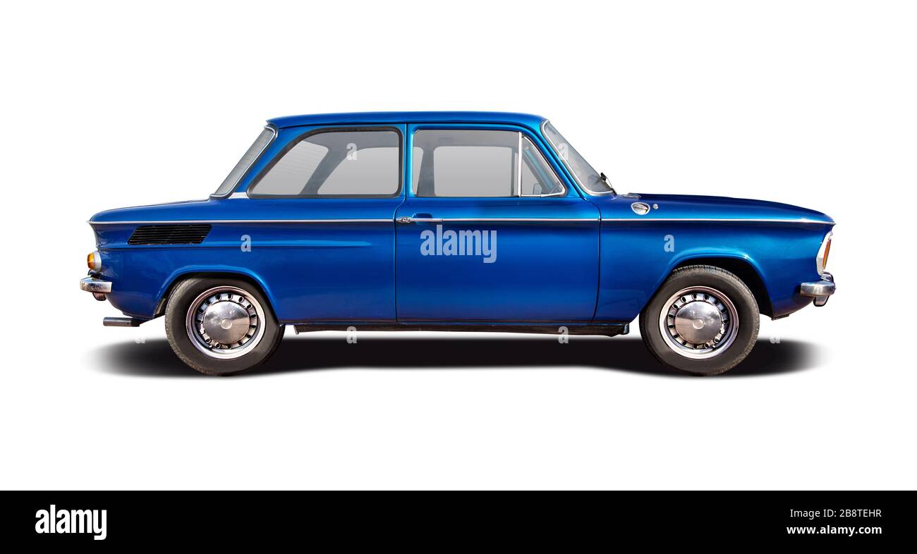 Classic German sport sedan car isolated on white Stock Photo - Alamy