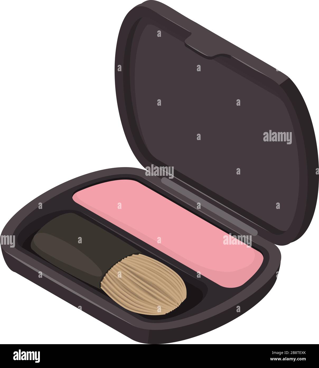 Color cheek blush icon. Isometric of color cheek blush vector icon for ...