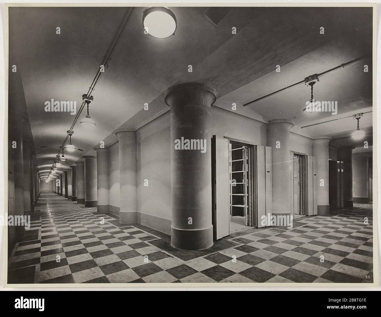 Living underground / Group of vaults / which one is open. Group of ...