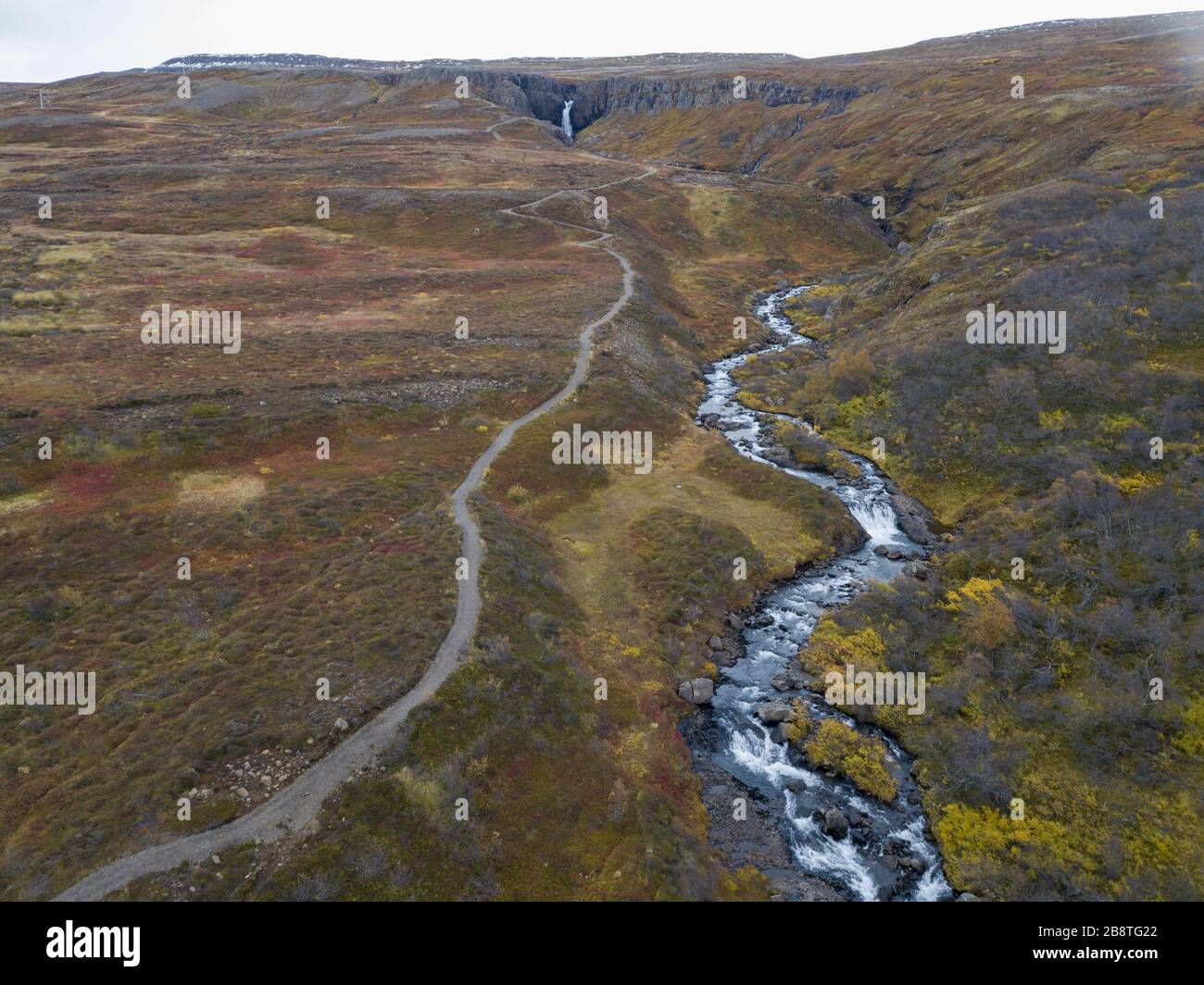 Iceland 93 road Stock Photo - Alamy