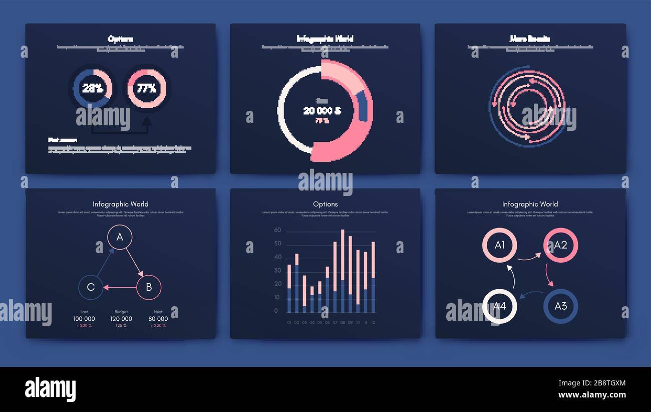 Big set of infographics elements. EPS10. Infographic for brochure, web ...