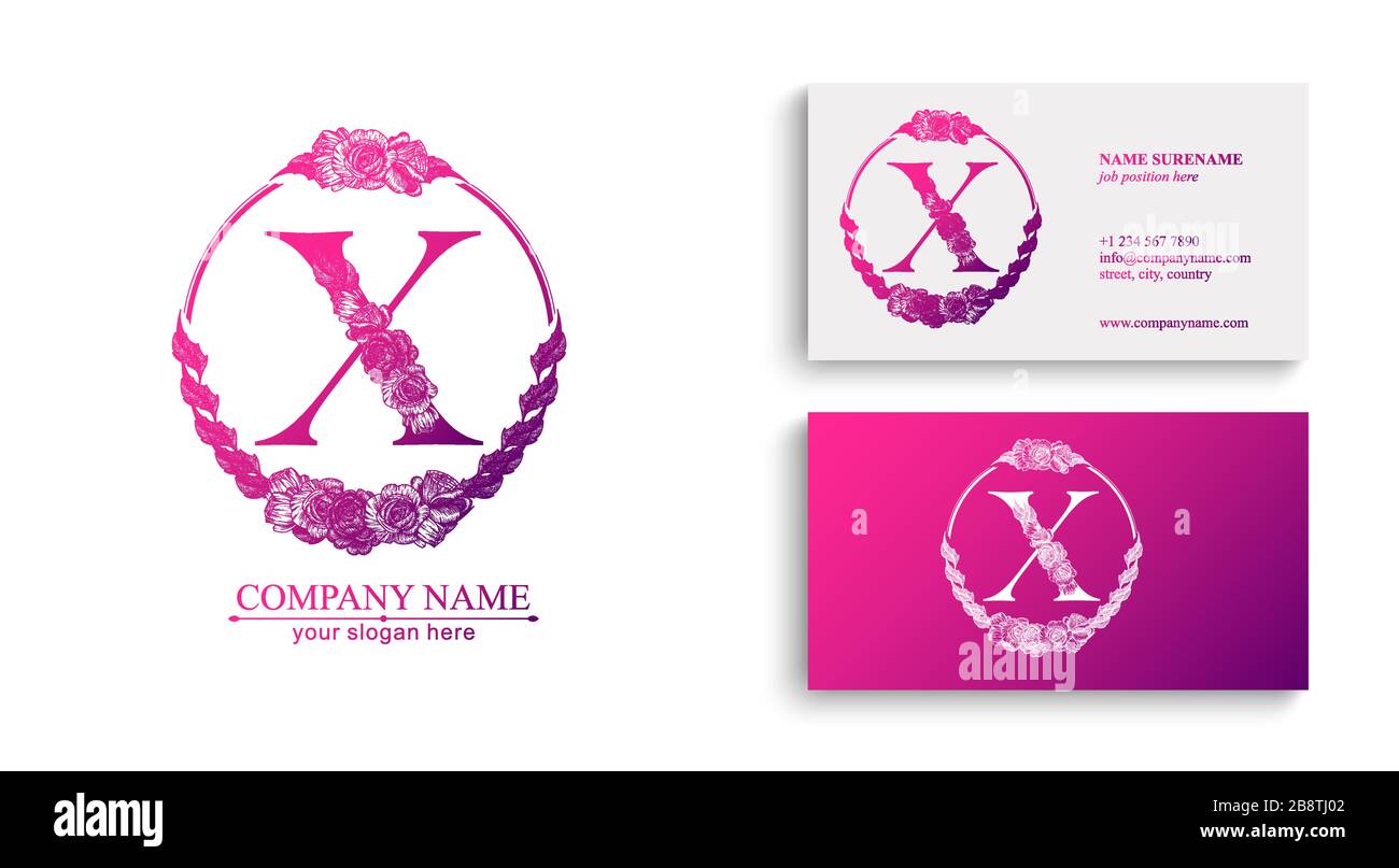 X logo hi-res stock photography and images - Alamy