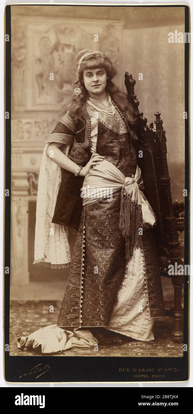 Portrait of Feyghine (Julie Feigin, said), (1863-1882), Russian actress ...