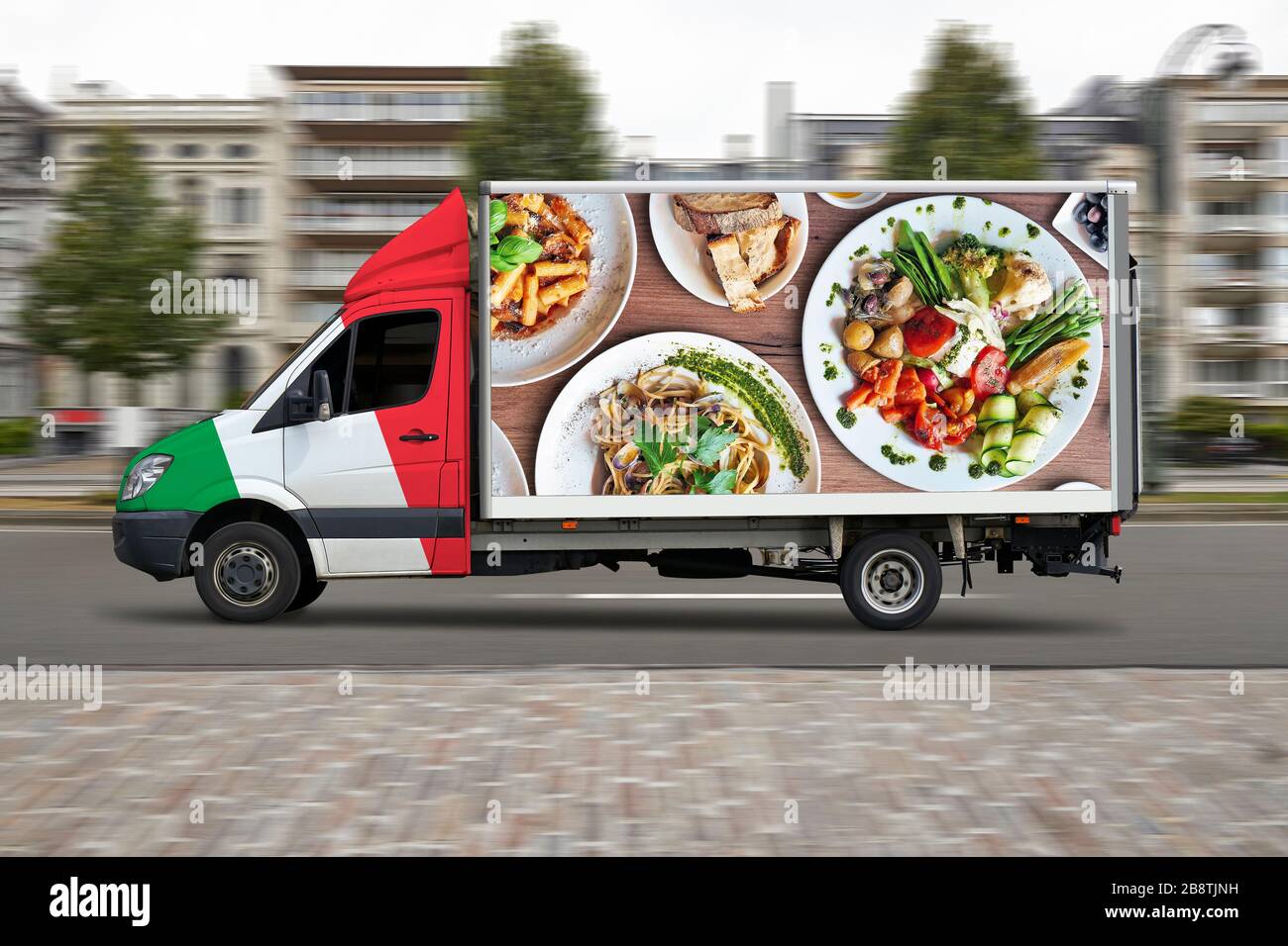 Pizza truck hi-res stock photography and images - Alamy
