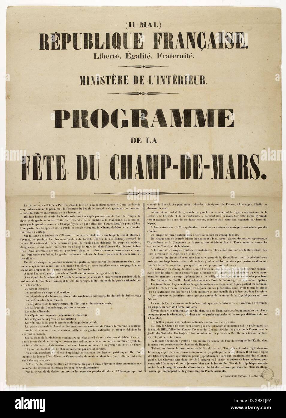 Seconde république hi-res stock photography and images - Alamy