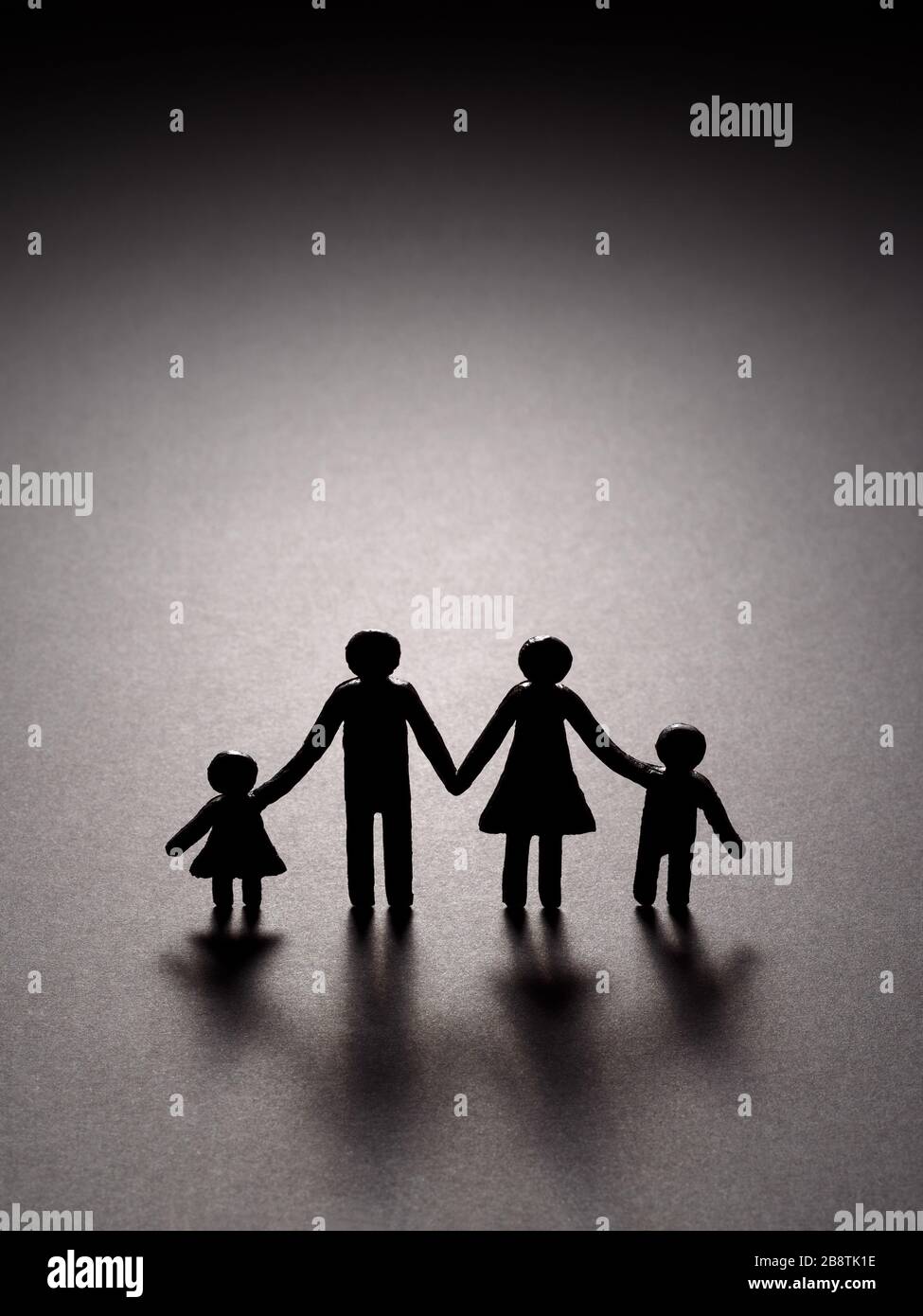 Vulnerability of a traditional family. Foggy unpredictable future ...