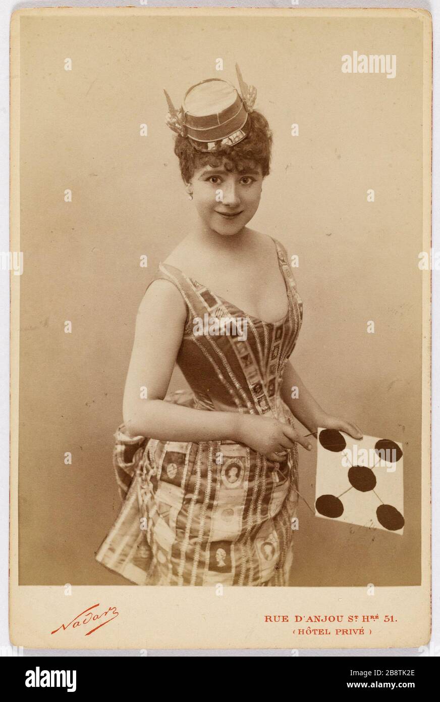 Portrait of Panzy disguised actress "Panzy, actrice déguisée ...