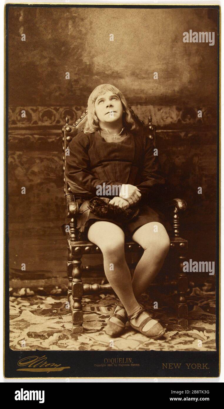 Portrait de benoit constant coquelin hi-res stock photography and ...