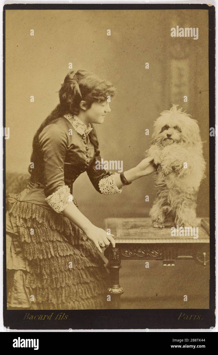 Portrait of Andrew Ellen, an actress at the Royal Palace "André Ellen ...