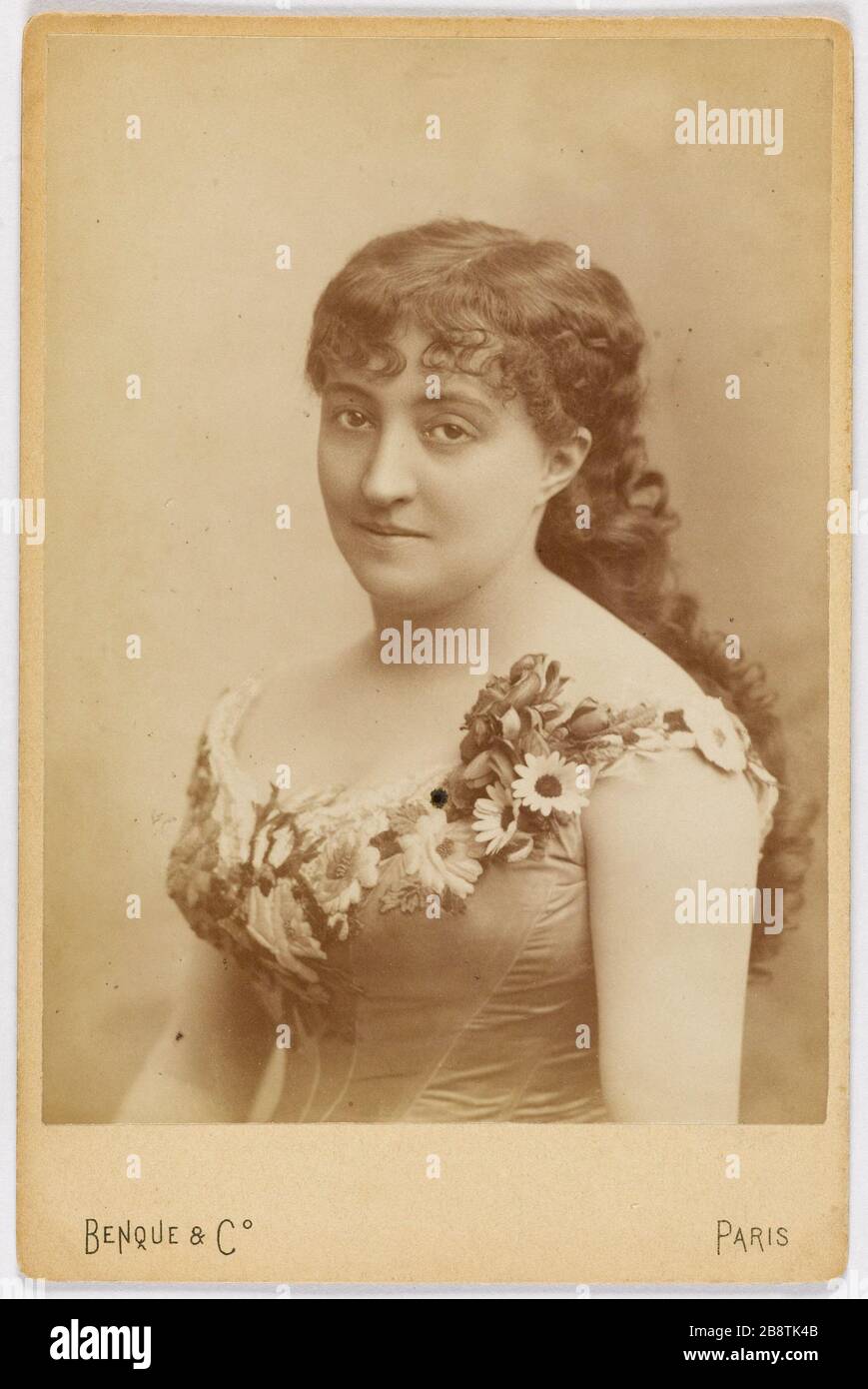 Portrait of Massin (Louise Leontine), (1847-1901), actress "Louise ...
