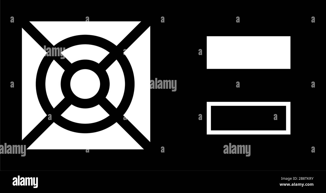 PC Power Supply, UPS, Computer Stabilizer. Flat Vector Icon ...