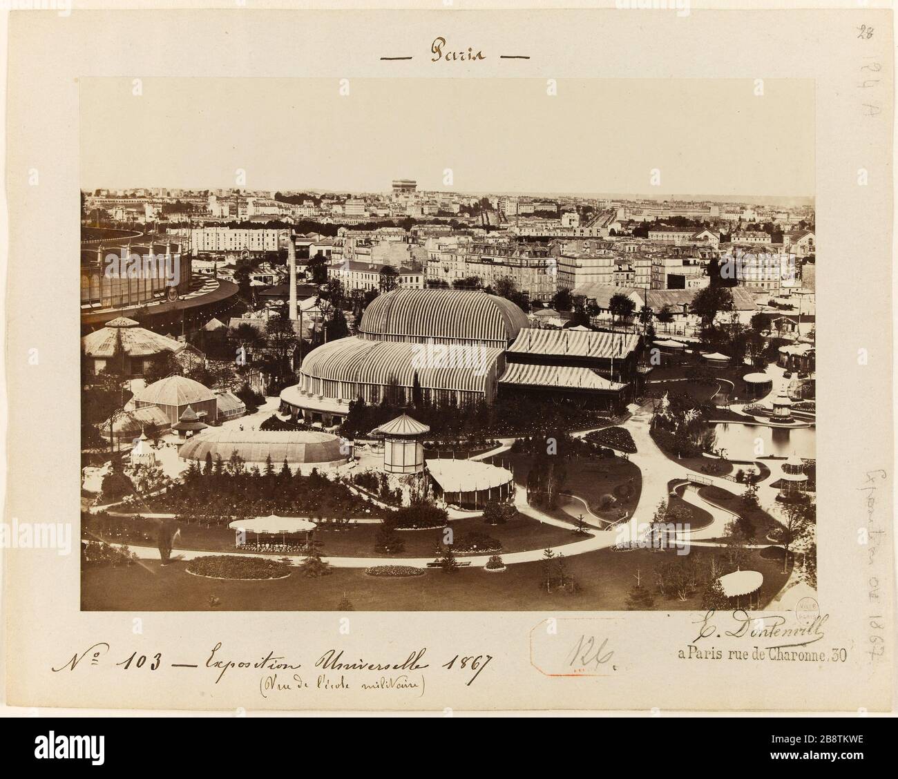 View of the 1867 exposition universelle hi-res stock photography and ...