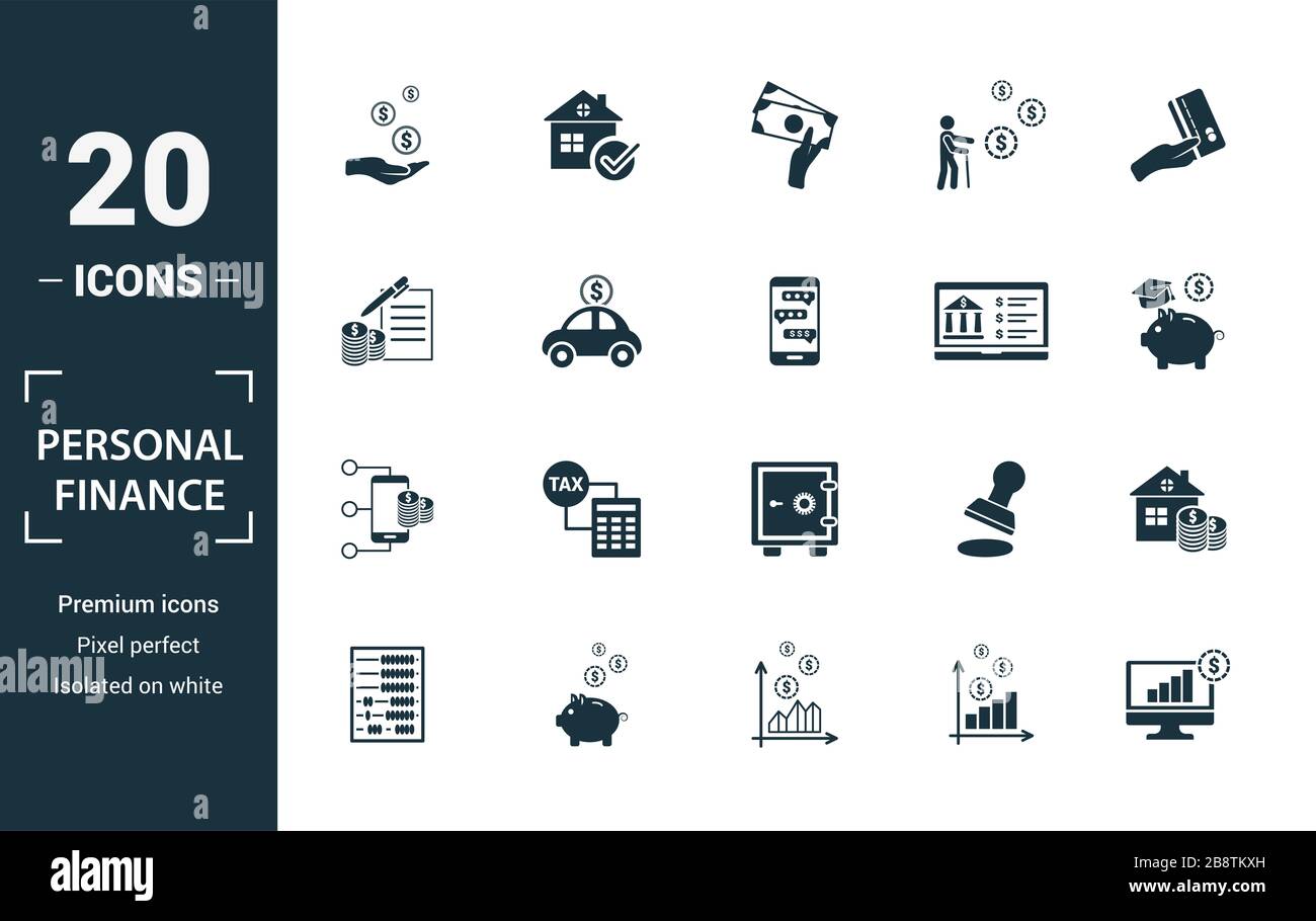 Finance icon hi-res stock photography and images - Alamy