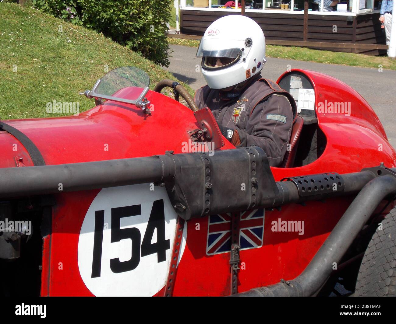 Napier Bentley, Classic car show, Shelsley Walsh Stock Photo - Alamy