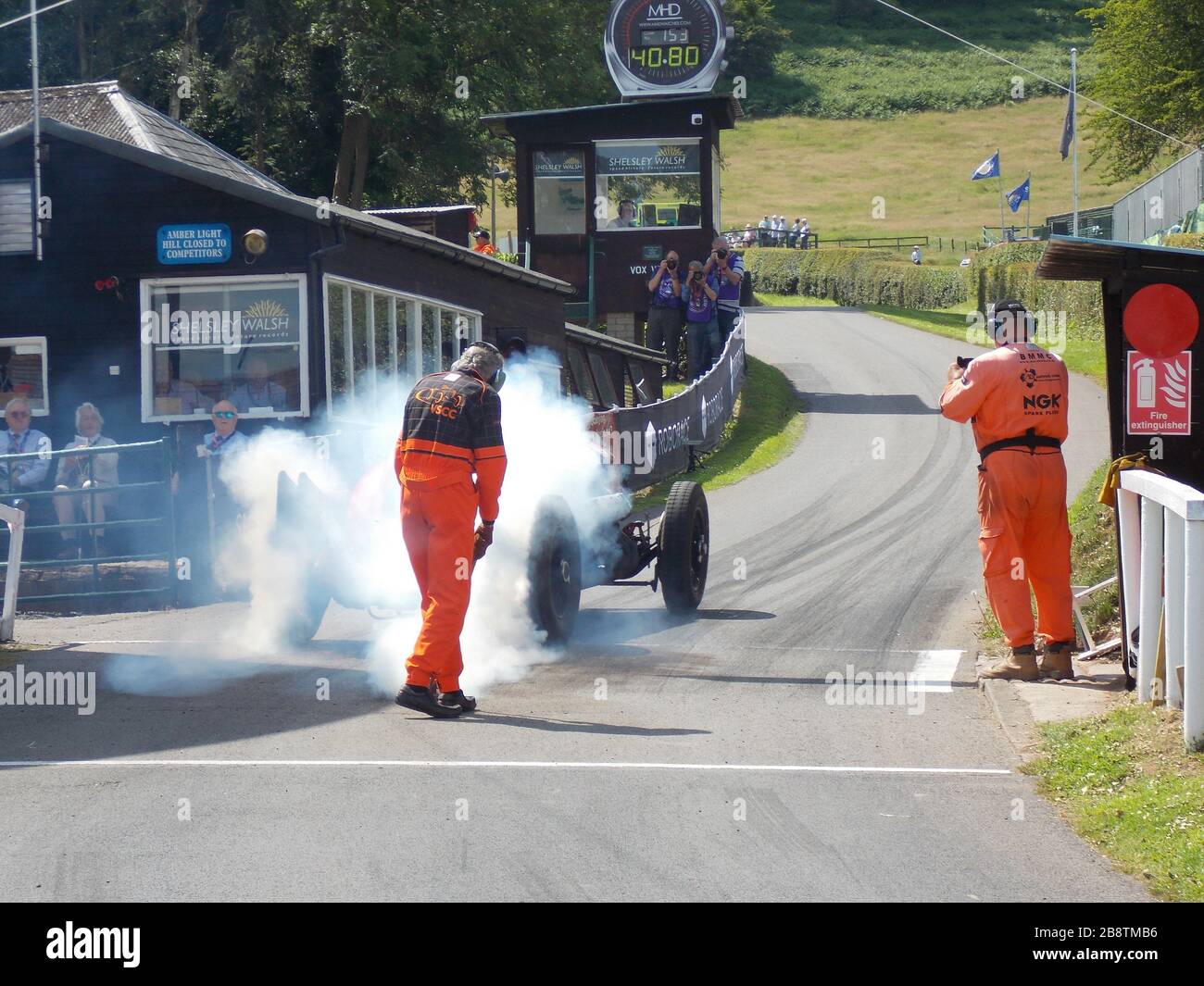 Napier Bentley, Classic car show, Shelsley Walsh Stock Photo - Alamy