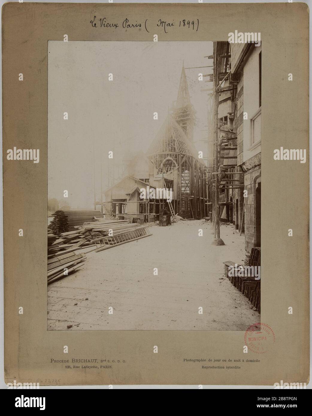 Old Paris (May 1899). Construction of Old Paris Universal Exhibition of ...