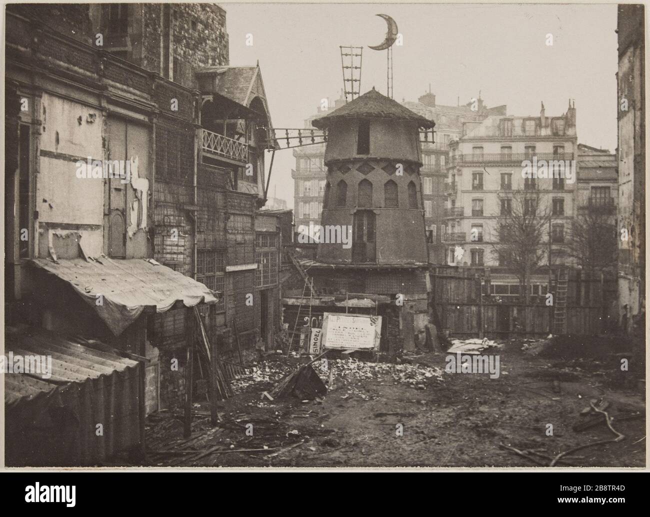 Fire Moulin Rouge, 88 Boulevard de Clichy, circa 1905 Incendie du ...