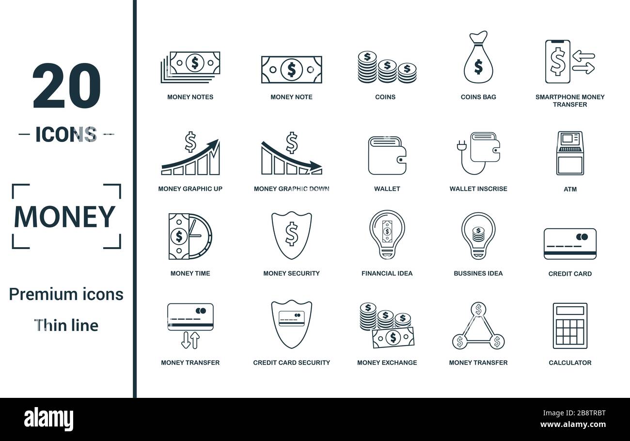 Money report calculator icon hi-res stock photography and images - Alamy