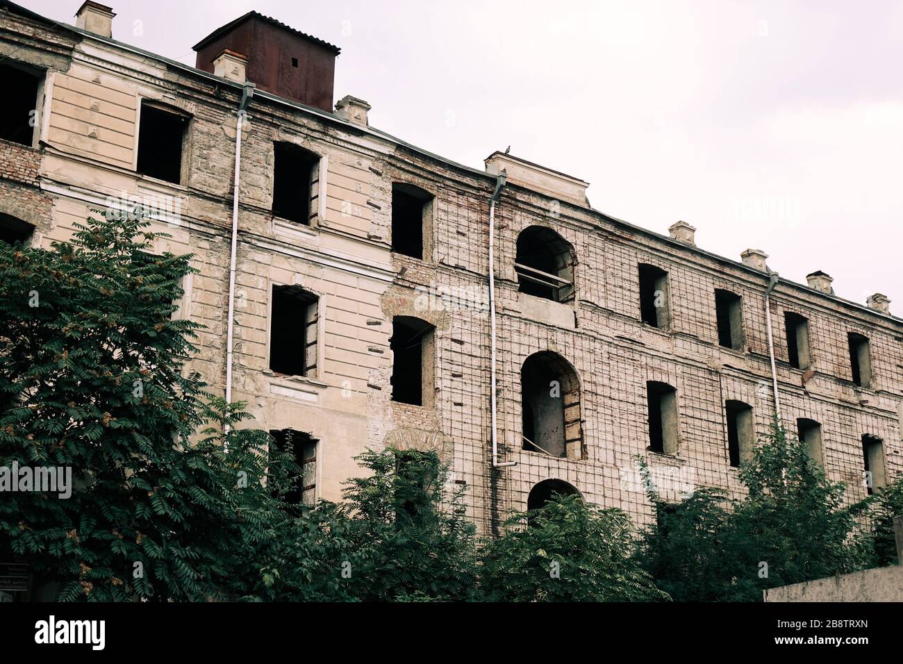 Ancient house in Tbilisi, Georgia. Tbilisi is Georgia ancient and ...
